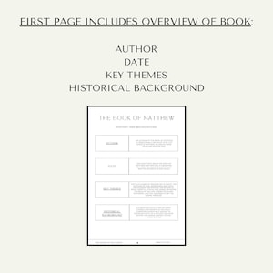 Bible Study of Matthew, Bible Study Questions, Bible Study Printable ...