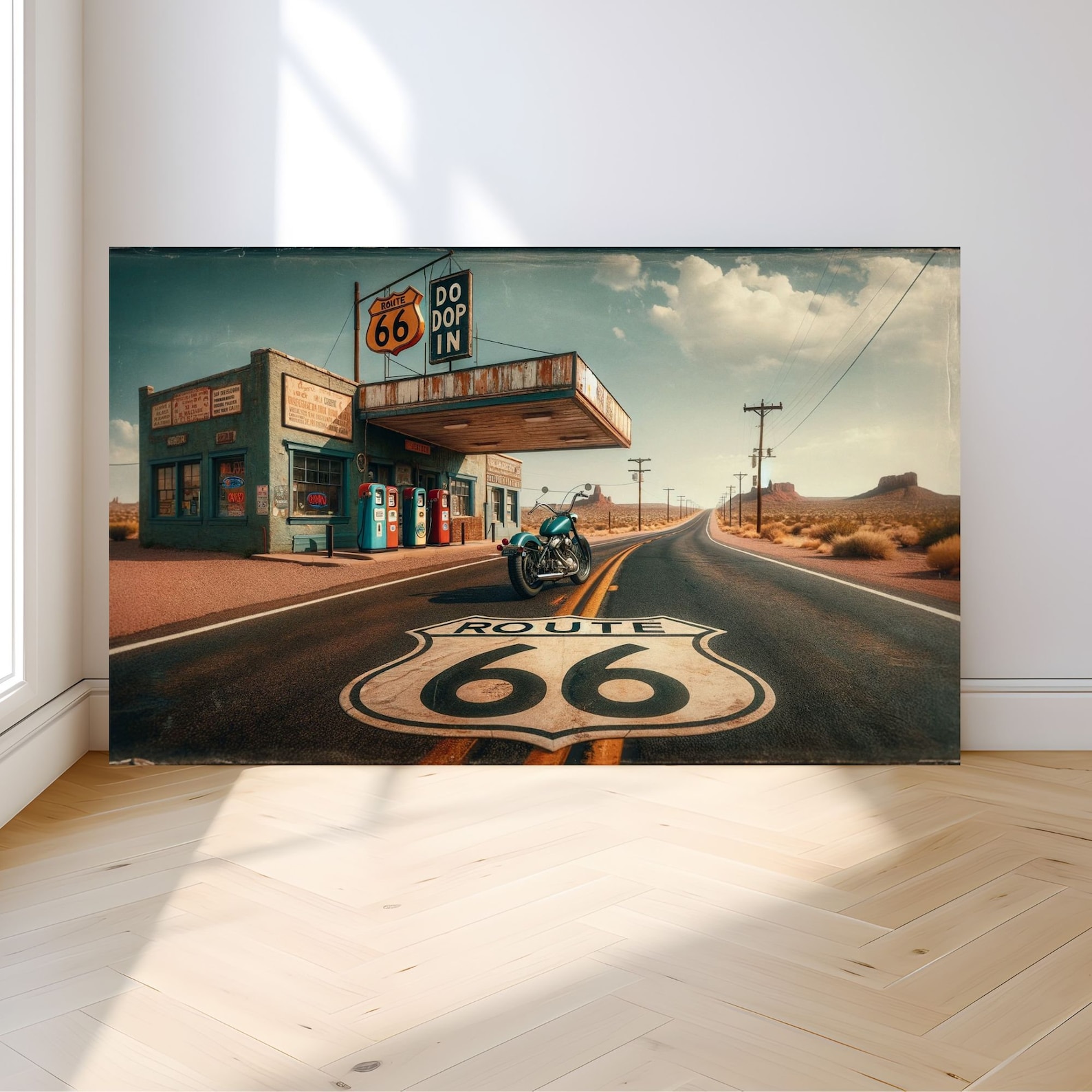 Route 66 Printable Wall Art, Historic Sign, Cars, Adventure of Road ...