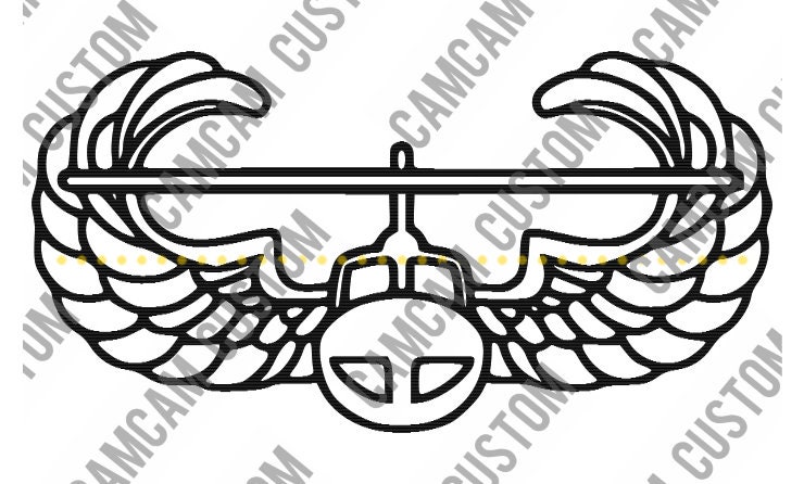 Air Assault Badge Vector Etsy