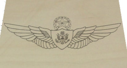 Aviation Crewmember Wings (vector) - Etsy
