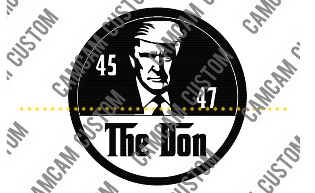 The Don (donald Trump Vector) - Etsy