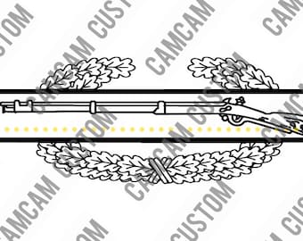 Army Combat Infantry Badge Digital File SVG PNG JPG - Etsy