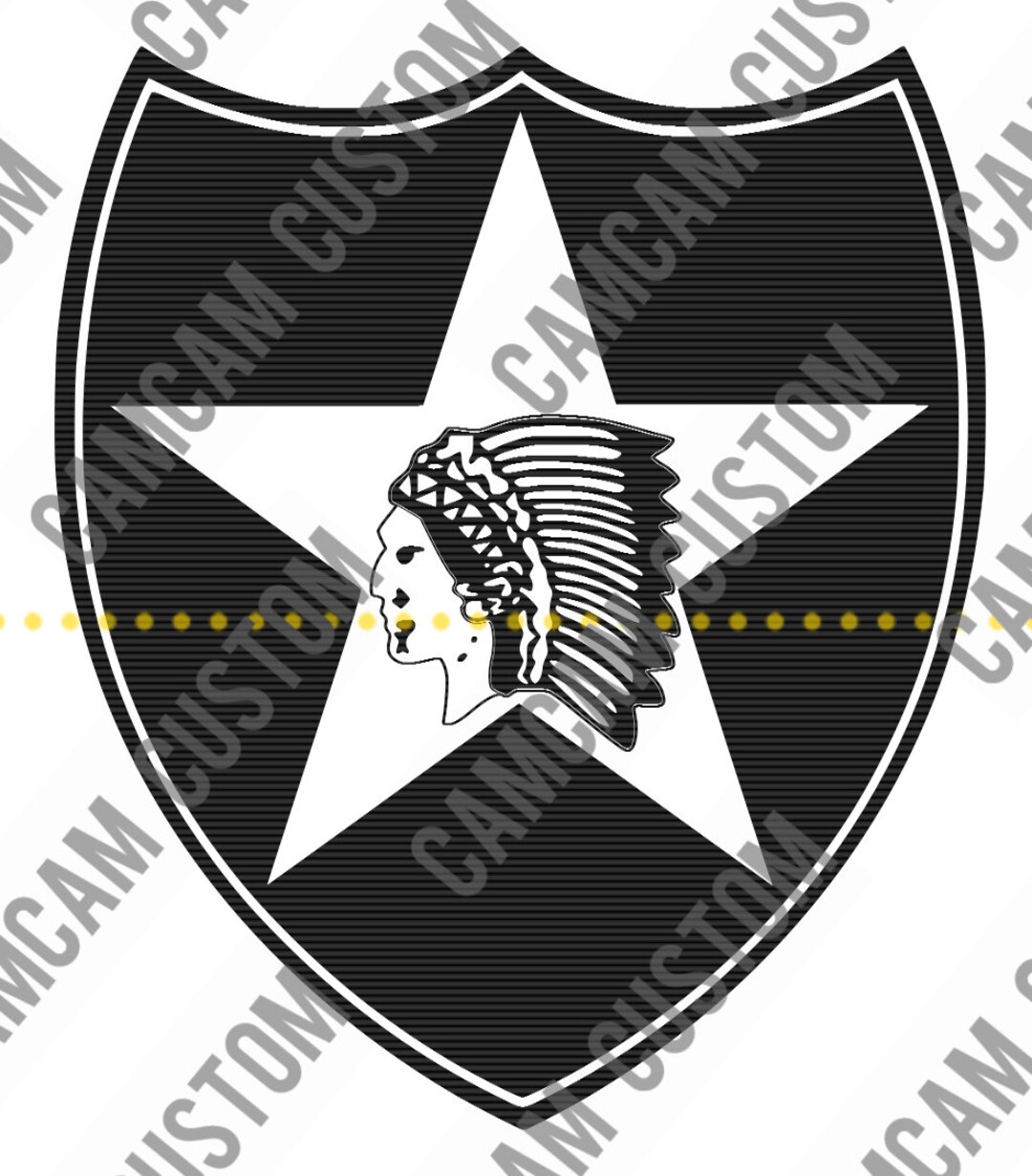 2ND Infantry Division (vector) - Etsy