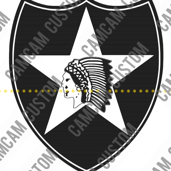 2nd Infantry Division - Etsy