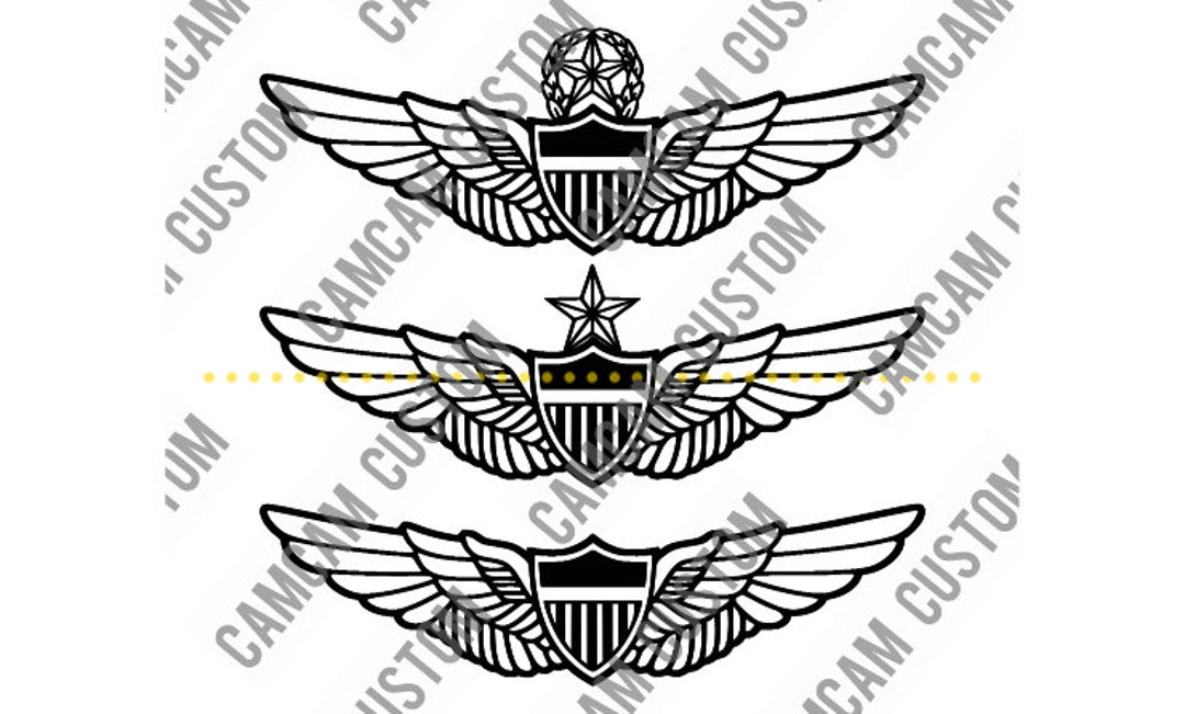 Army Aviator Wings (vector) - Etsy