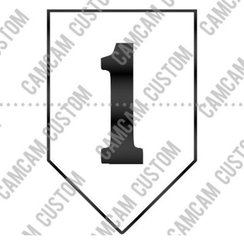 1st Infantry Division Patch (vector) - Etsy