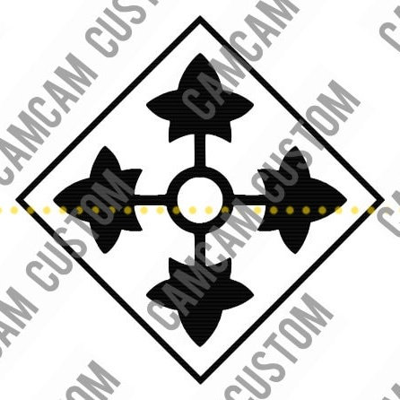 4th Infantry Division (vector) - Etsy