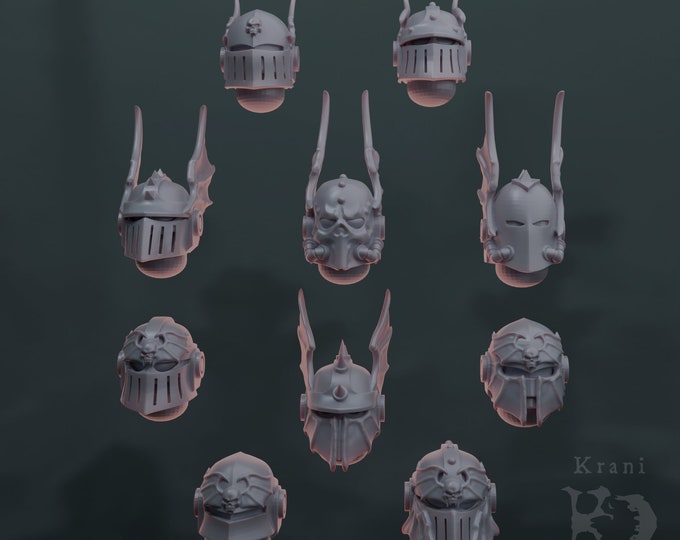 Sci-fi Covered Moon Heads/helmets 10x - Etsy UK