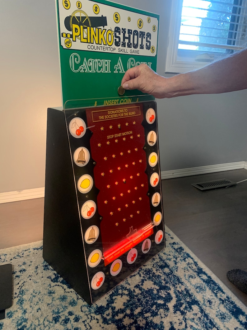 Vintage Plinko Countertop Arcade Game - Etsy
