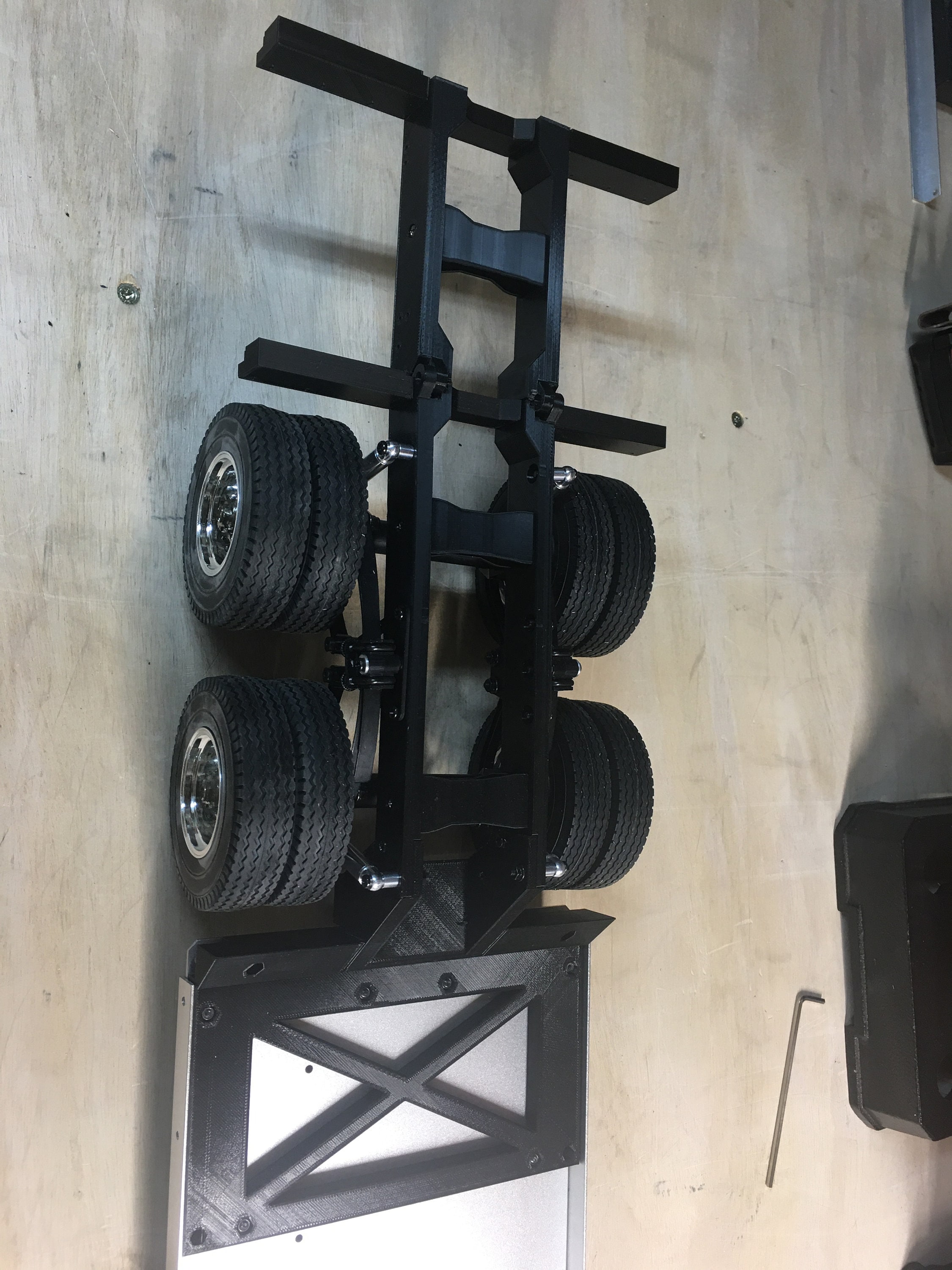 3d Printed Tri Axle Lowboy Trailer Kit - Etsy