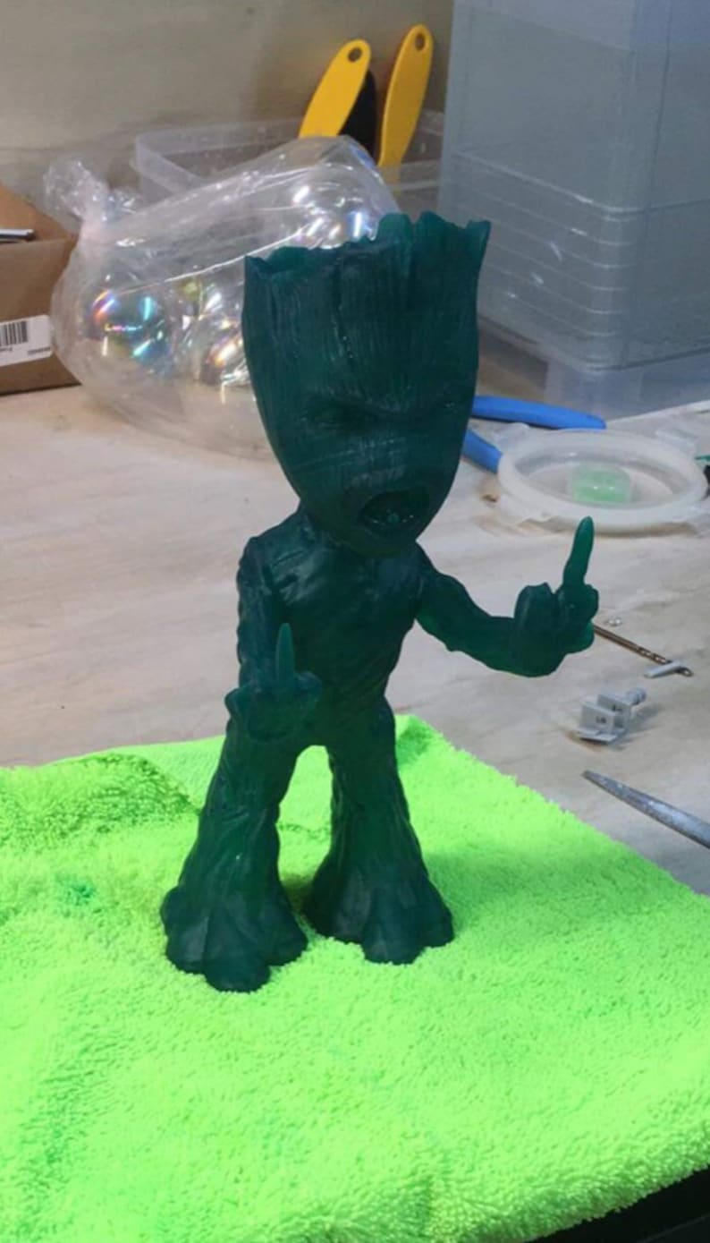 Angry Groot 3D Print - Etsy