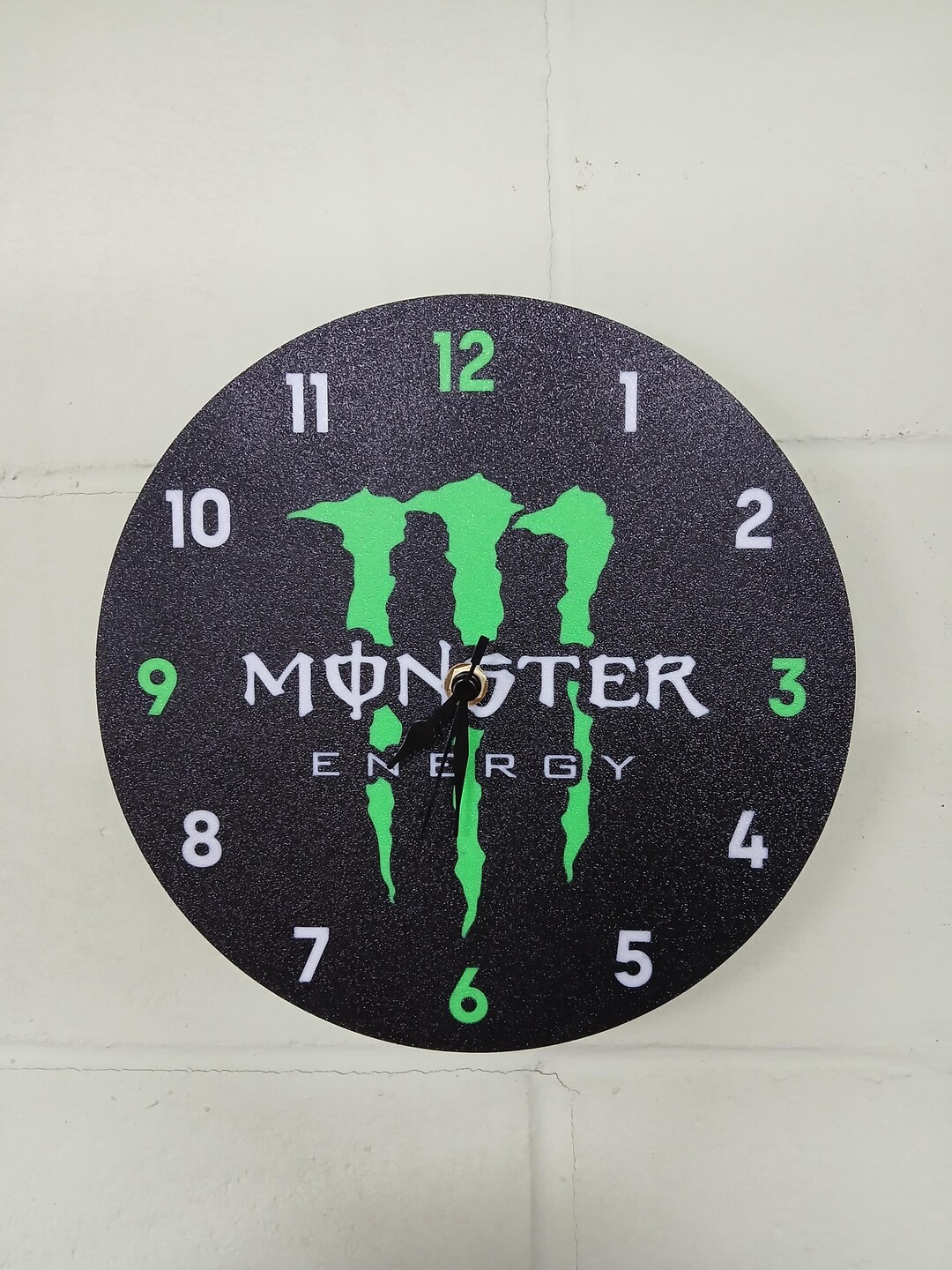 3D Printed Monster Energy Wall Clock - Etsy