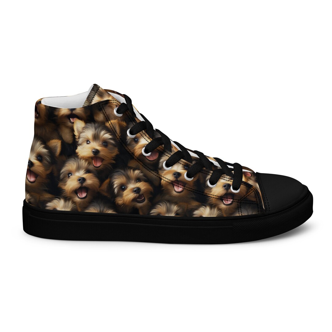 Yorkshire Terrier Converse Style Men's Shoes, Yorkshire Terrier Shoes ...