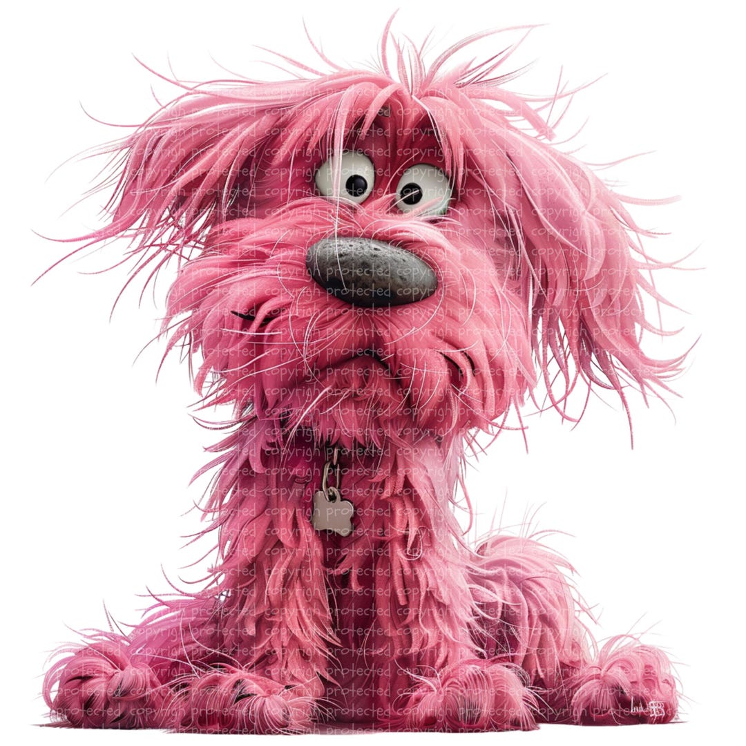 19 PNG Frazzled Dogs 3D Cartoon Clipart Bundle - Animated Dog Clipart ...