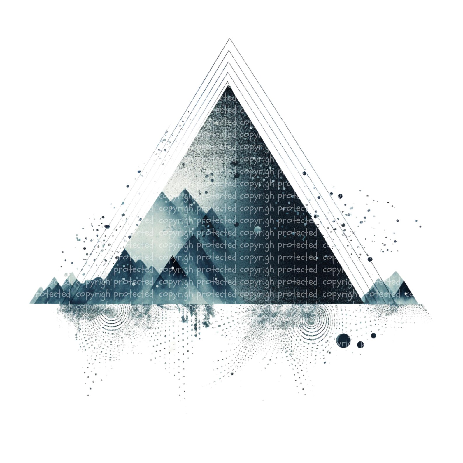 15 Geometric Line Art Landscapes Wall Art - Abstract Line Art Clipart ...