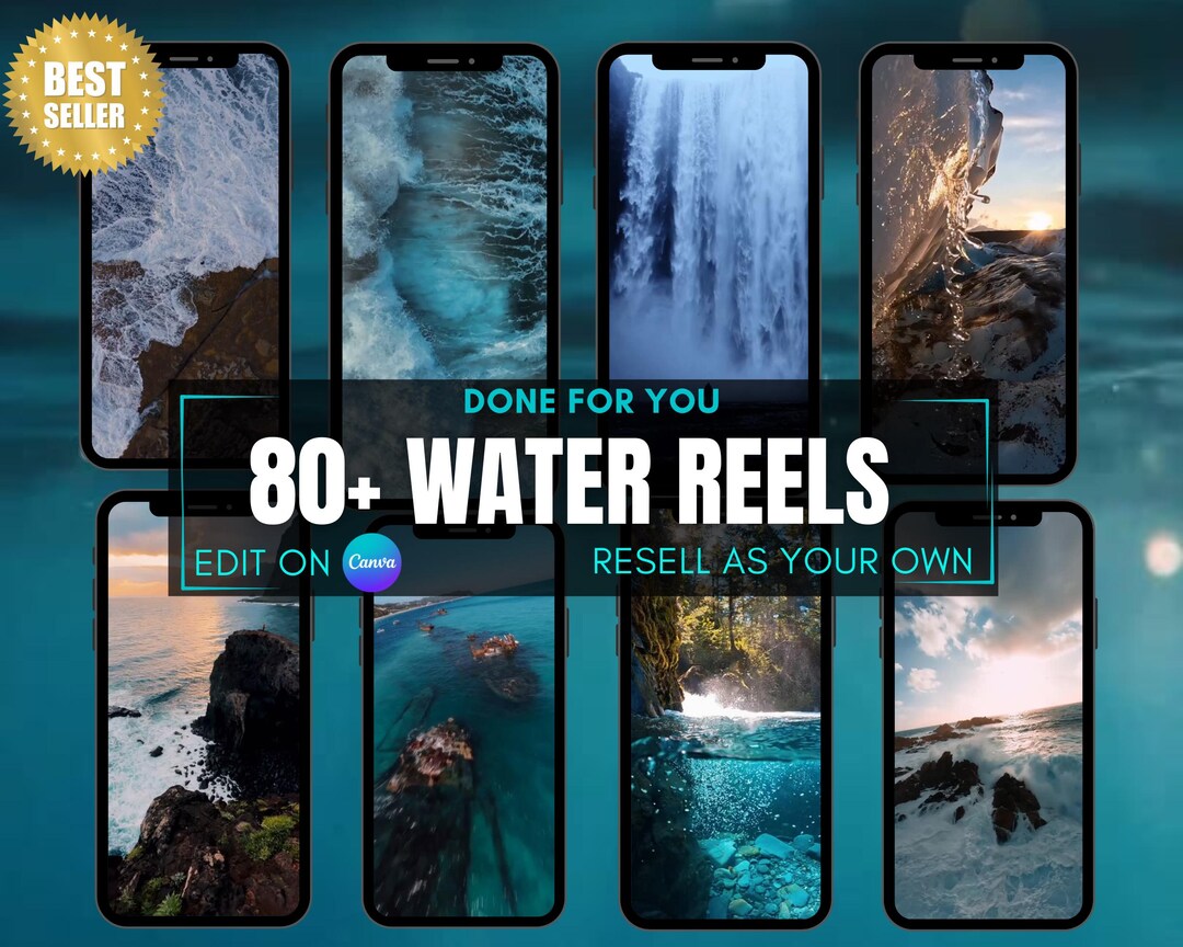 80+ Aqua Water Reels – Ocean, Waterfall & Sea Videos – Viral Faceless ...
