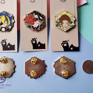 Fire Emblem Three Houses Hard Enamel Pin Game Edelgard Dimitri Claude ...