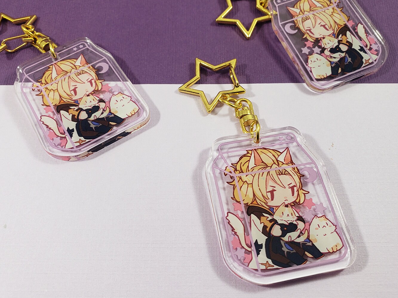 PART 1 Genshin Impact 2" Double-sided Acrylic Keychain Charm Albedo ...