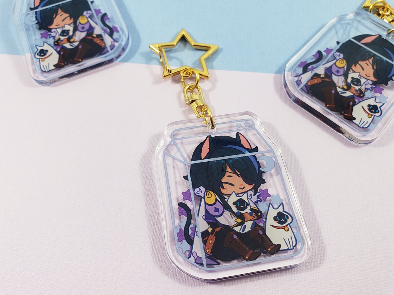 PART 1 Genshin Impact 2" Double-sided Acrylic Keychain Charm Albedo ...