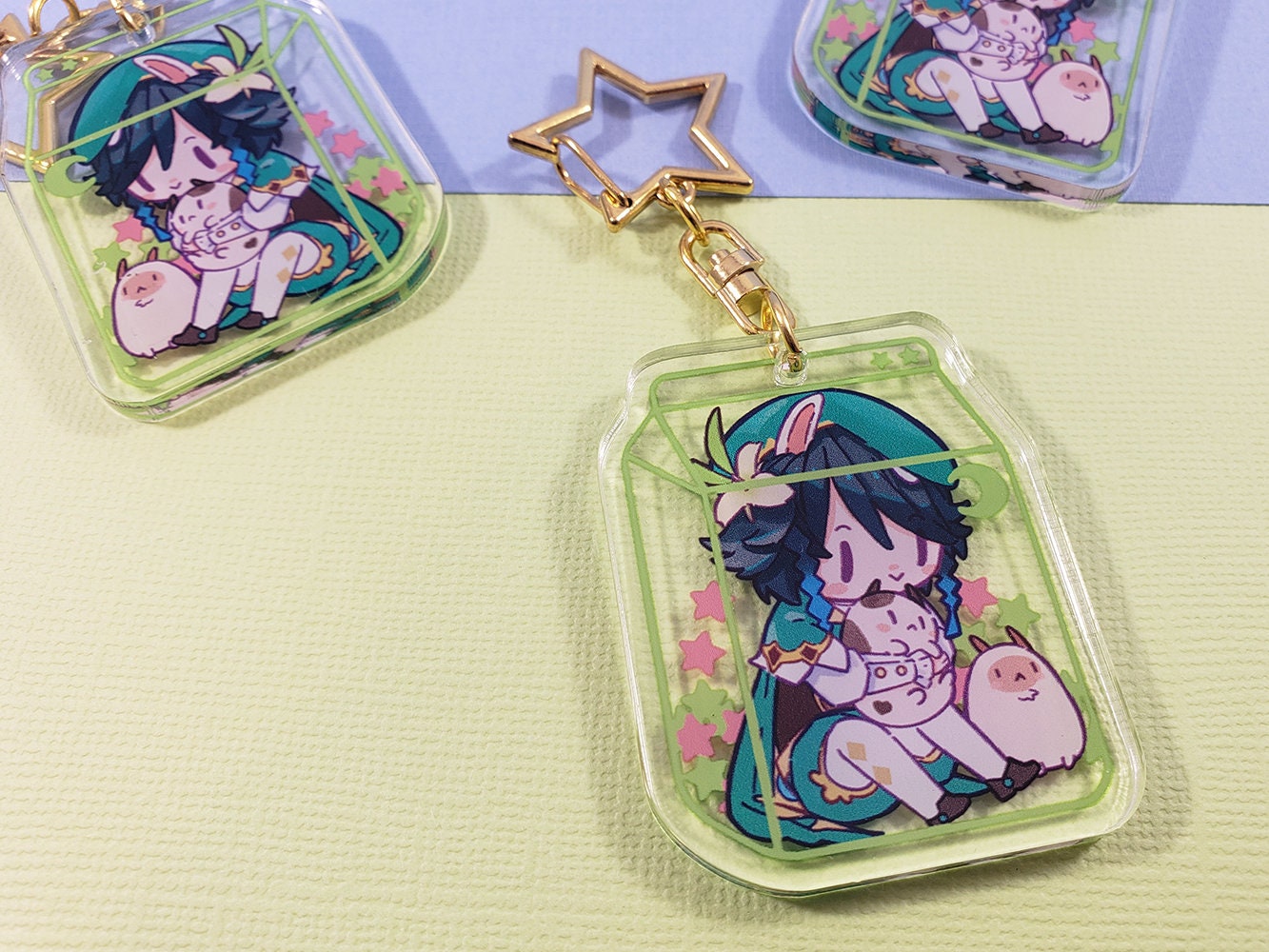 PART 1 Genshin Impact 2" Double-sided Acrylic Keychain Charm Albedo ...
