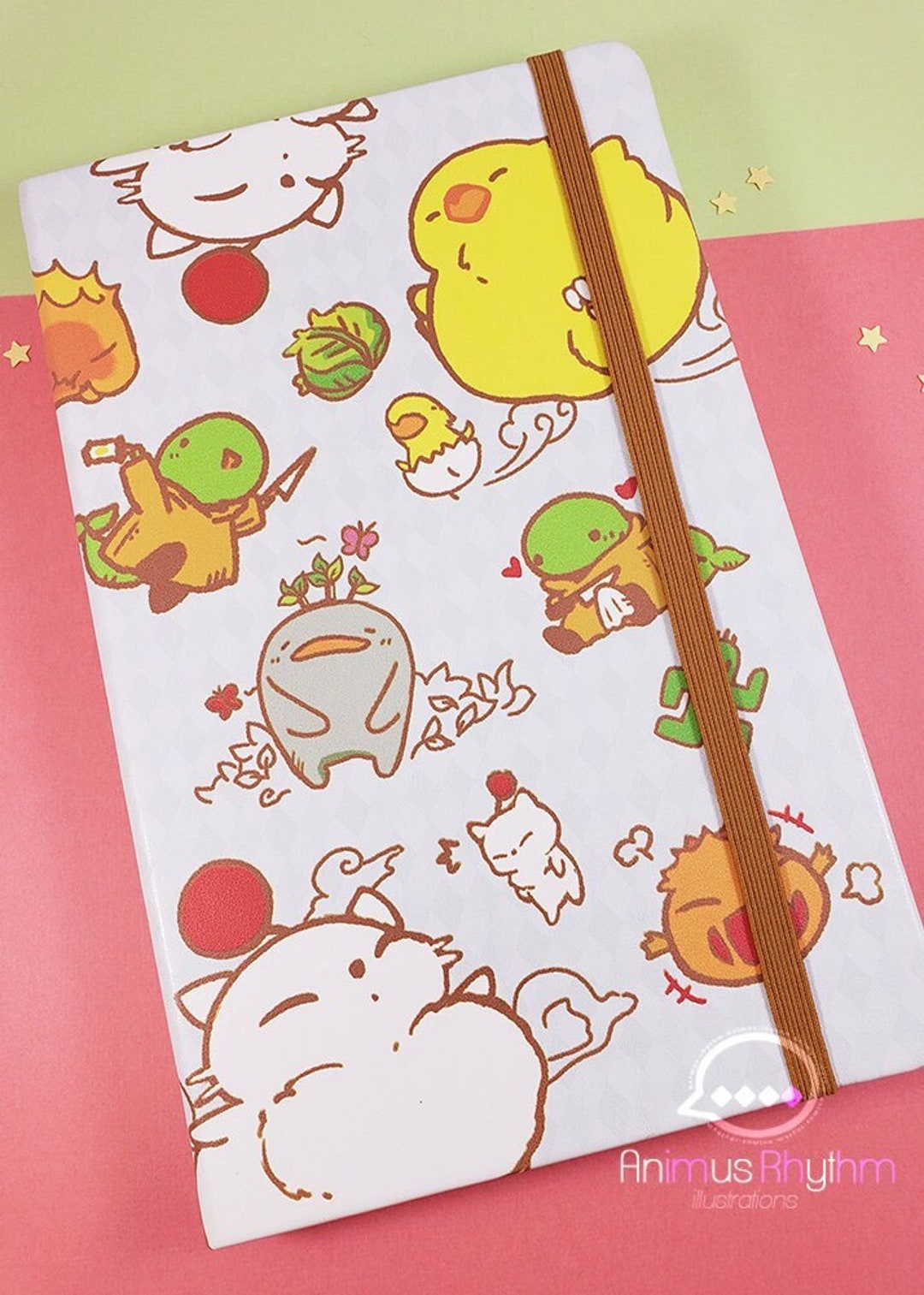 Final Fantasy Mascot Chocobo Notebook Journal Moogle FF14 FF7 VII XIV ...