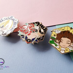 Fire Emblem Three Houses Hard Enamel Pin Game Edelgard Dimitri Claude ...