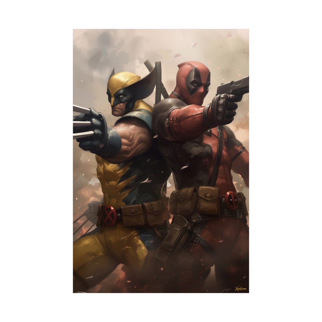 Deadpool & Wolverine 3 Comic Sups Fanart Poster Portrait 12x18, 20x30 ...