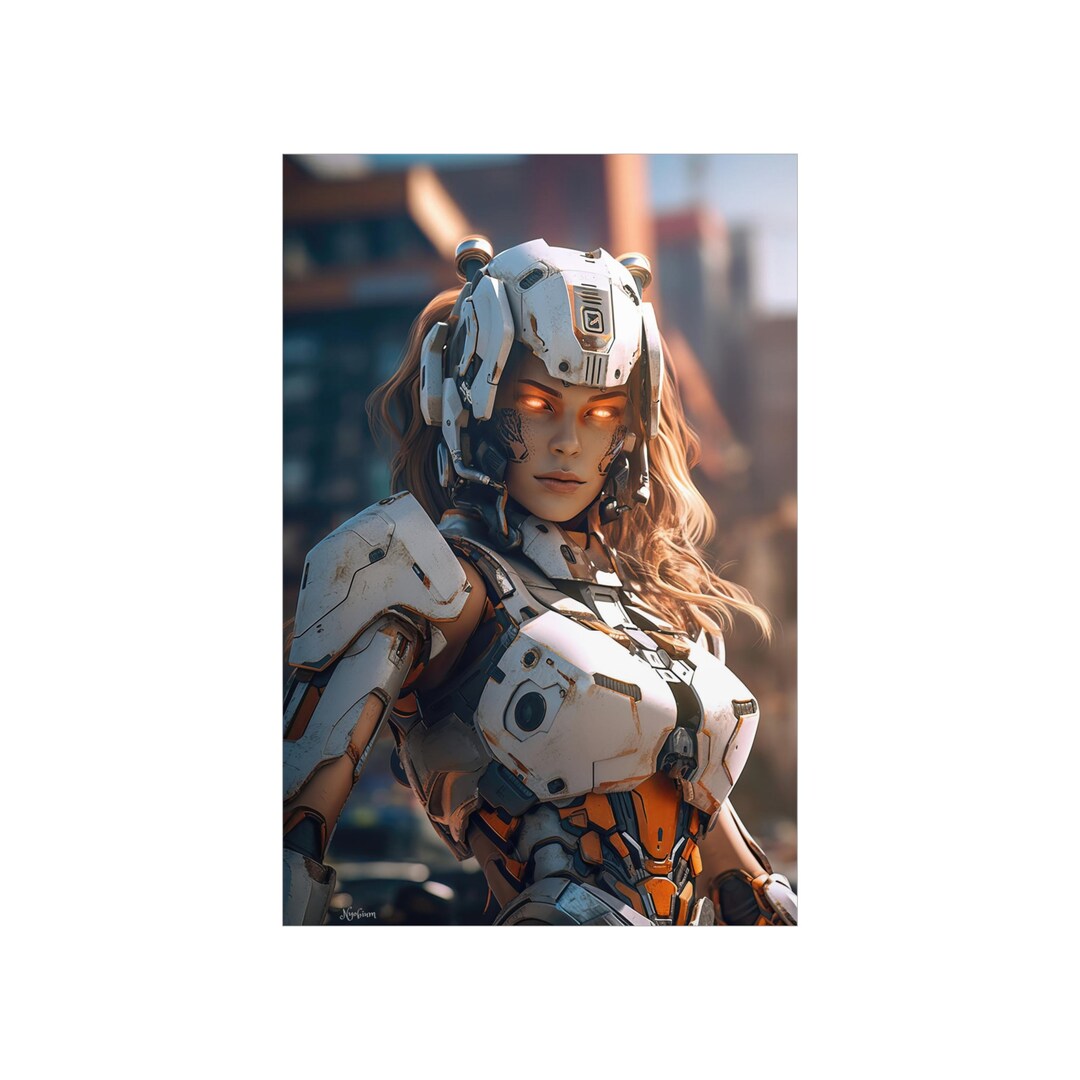 Robogirl 8 Robogirls Sci-fi Series Poster Portrait 12x18, 20x30, 24x36 ...