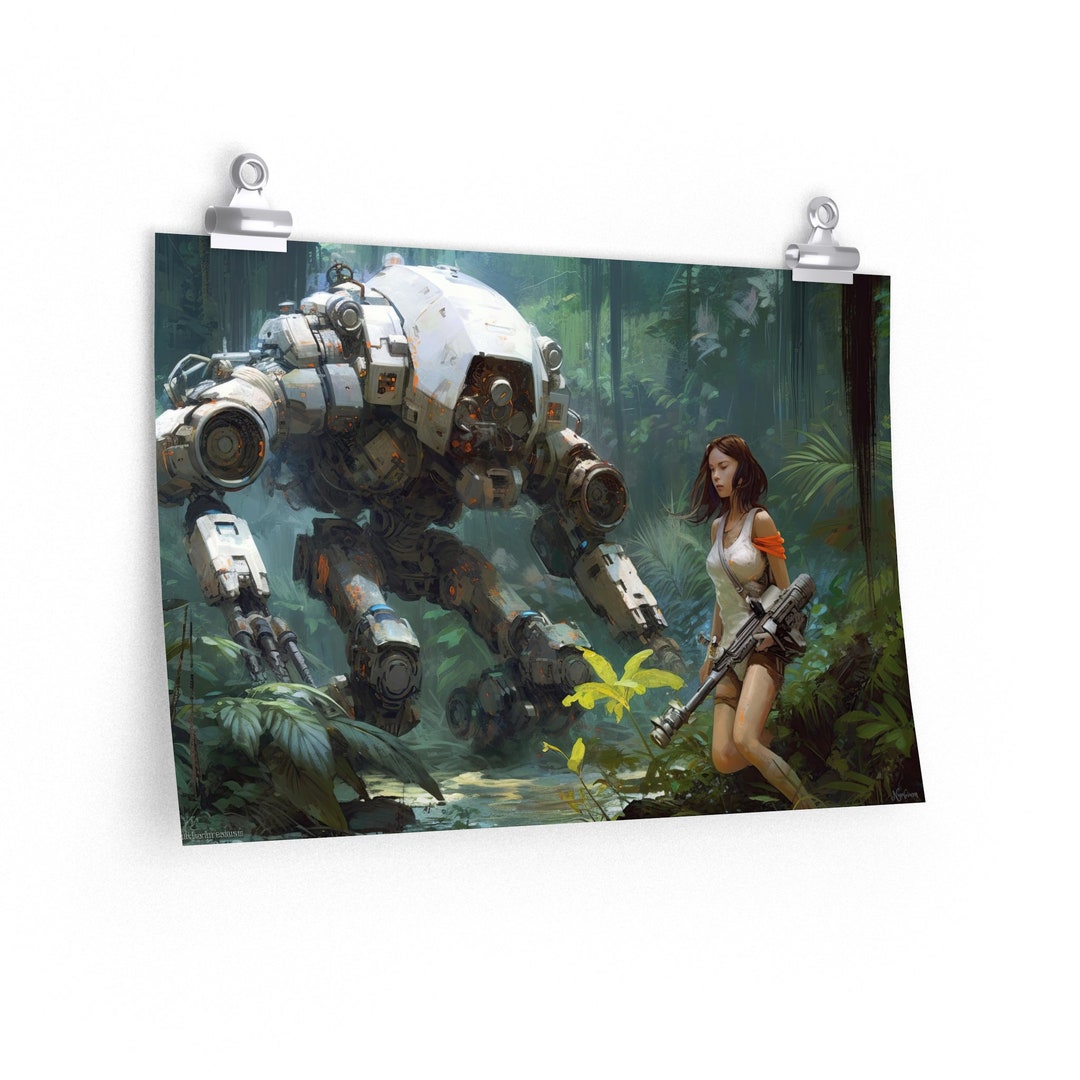 Robot Scenes 3 Robot Scenes Series Sci-fi Poster - Etsy