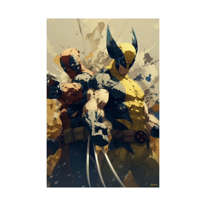 Deadpool & Wolverine 1 Comic Sups Fanart Poster Portrait 12x18, 20x30 ...