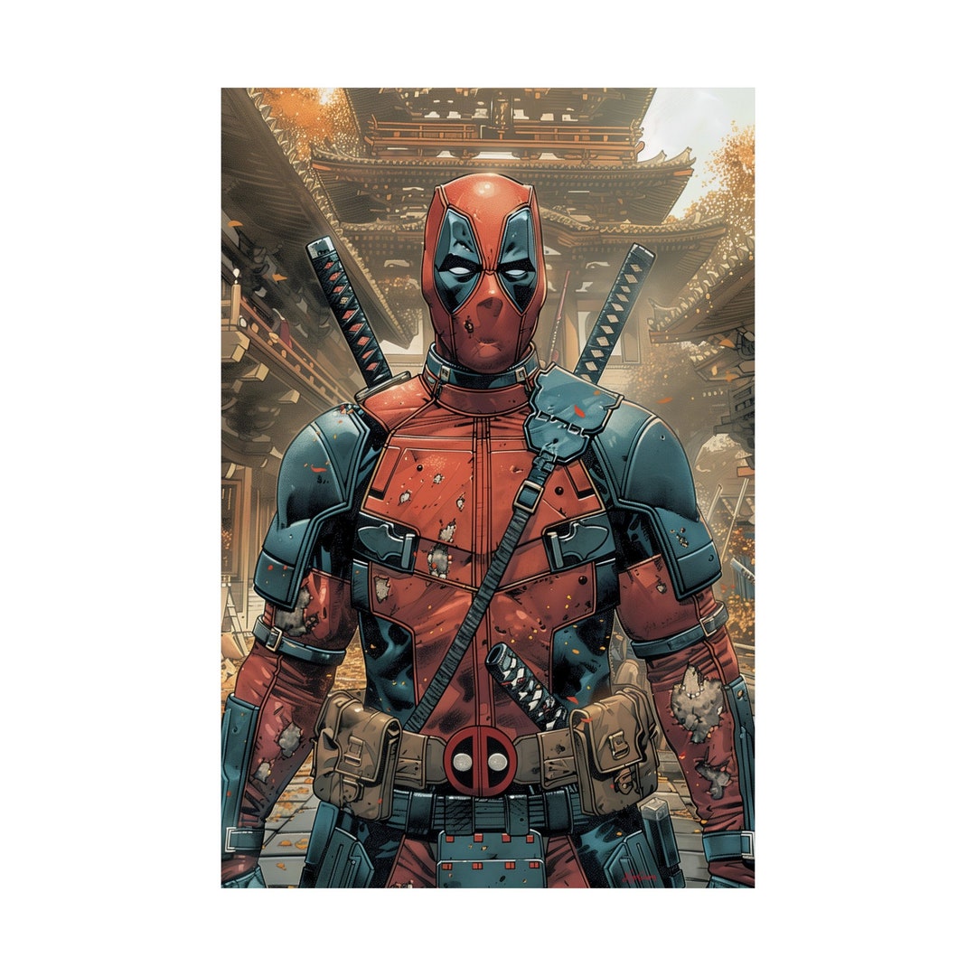 Deadpool 5 Sups Fanart Poster Portrait 12x18, 20x30, 24x36 Museum Grade ...