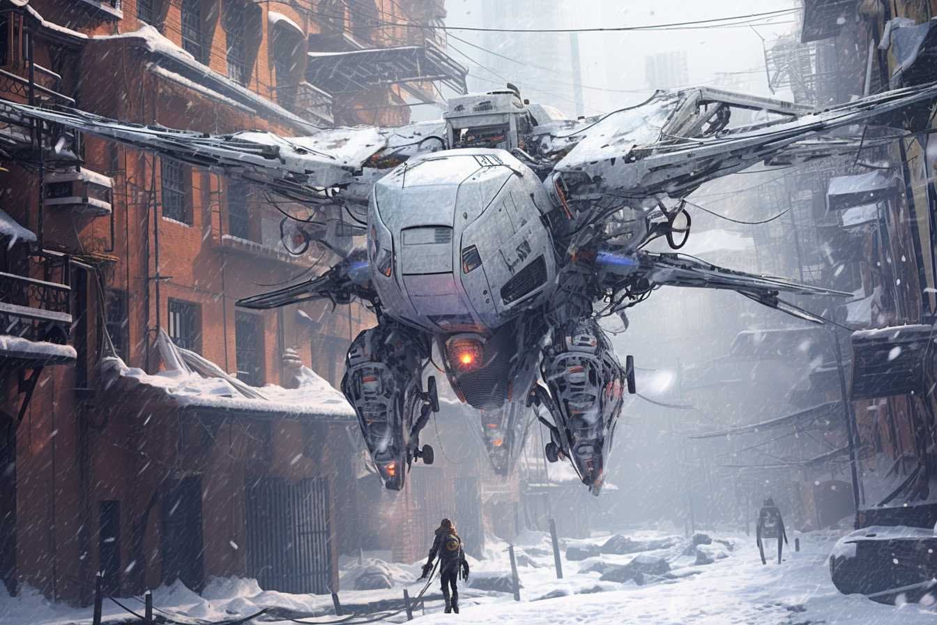 Arachnobot 3 - Scifi Worlds Poster - Landscape - 18x12, 30x20, 36x24 ...