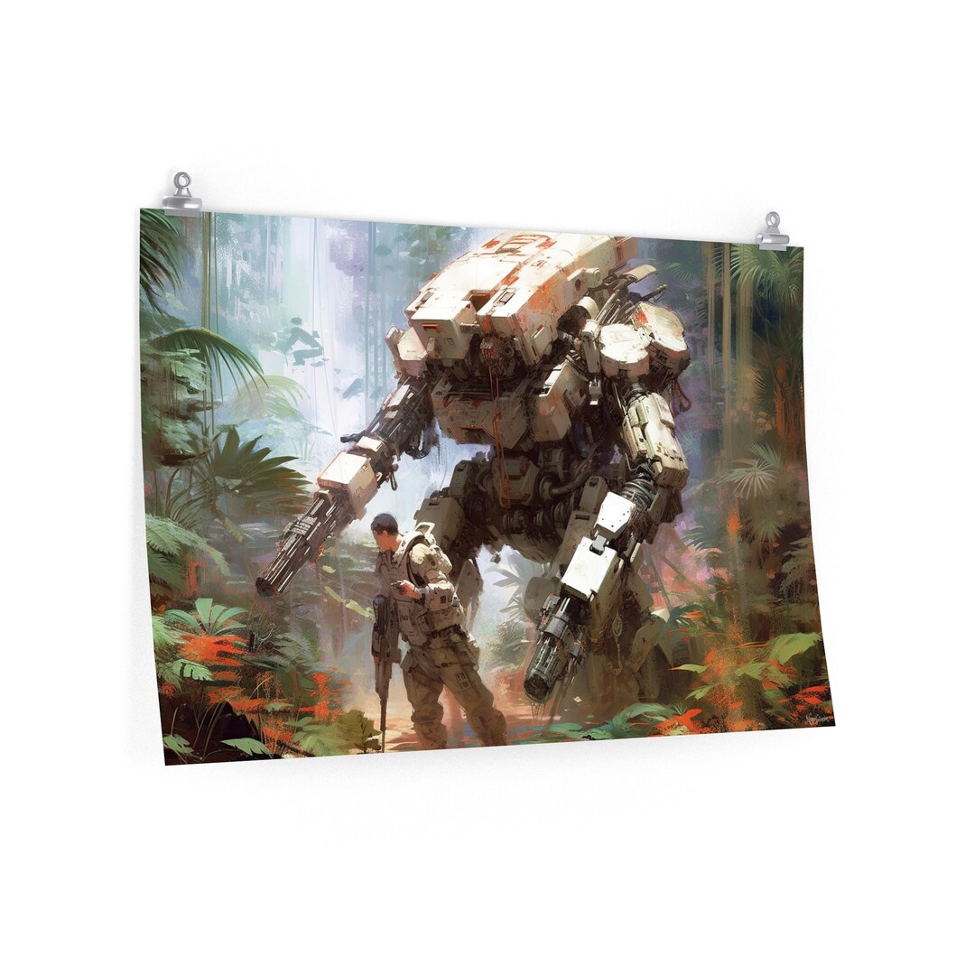 Robot Scenes 8 Robot Scenes Series Sci-fi Poster - Etsy