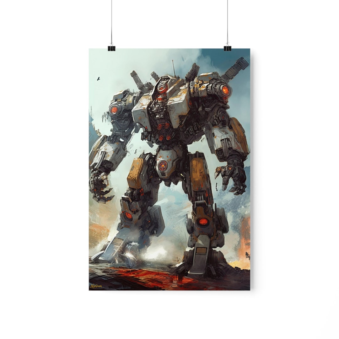 Robot Mecha 4 Robomecha Sci-fi Series Poster Portrait 12x18, 20x30 ...