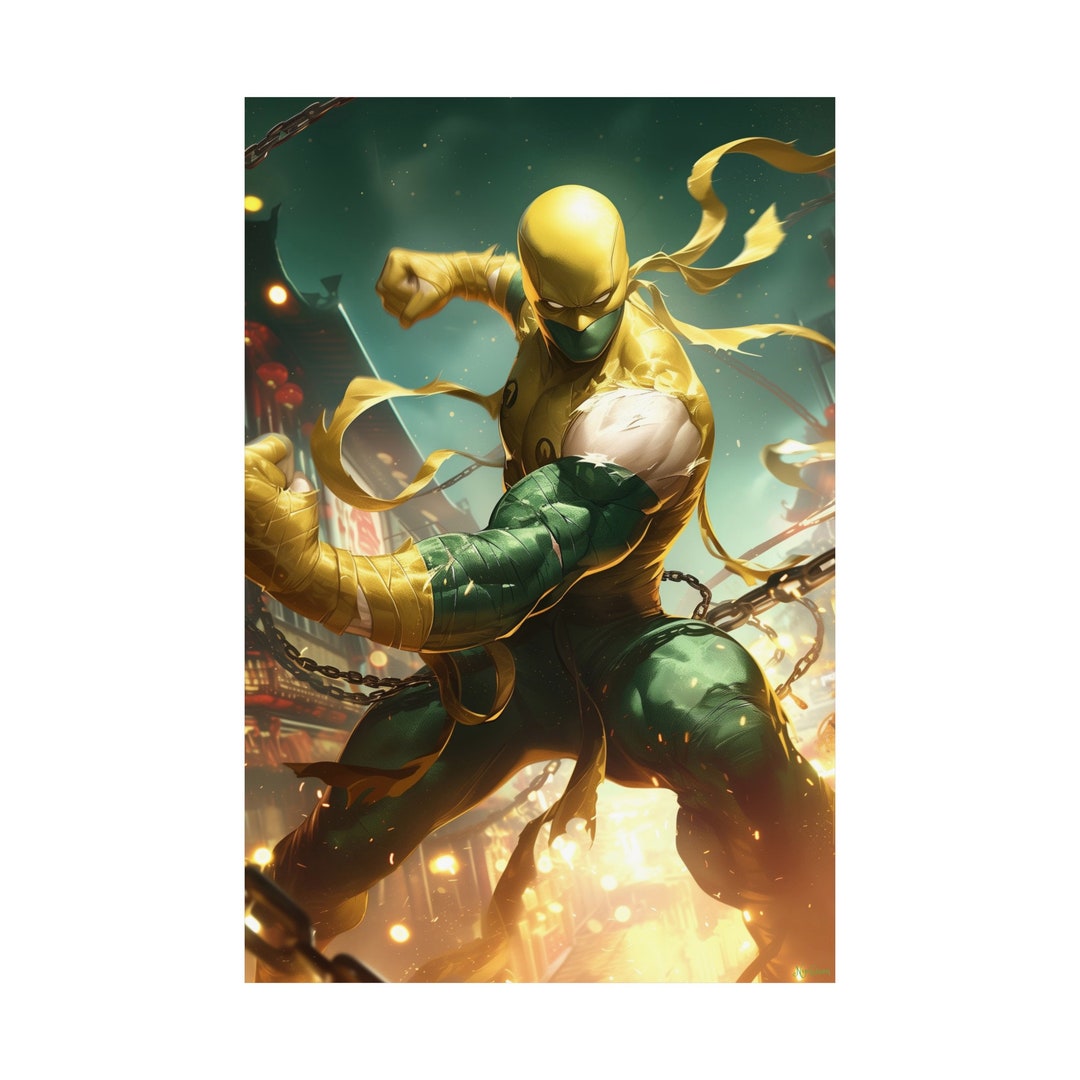 Iron Fist 3 Sups Fanart Poster Portrait 12x18, 20x30, 24x36 Museum ...