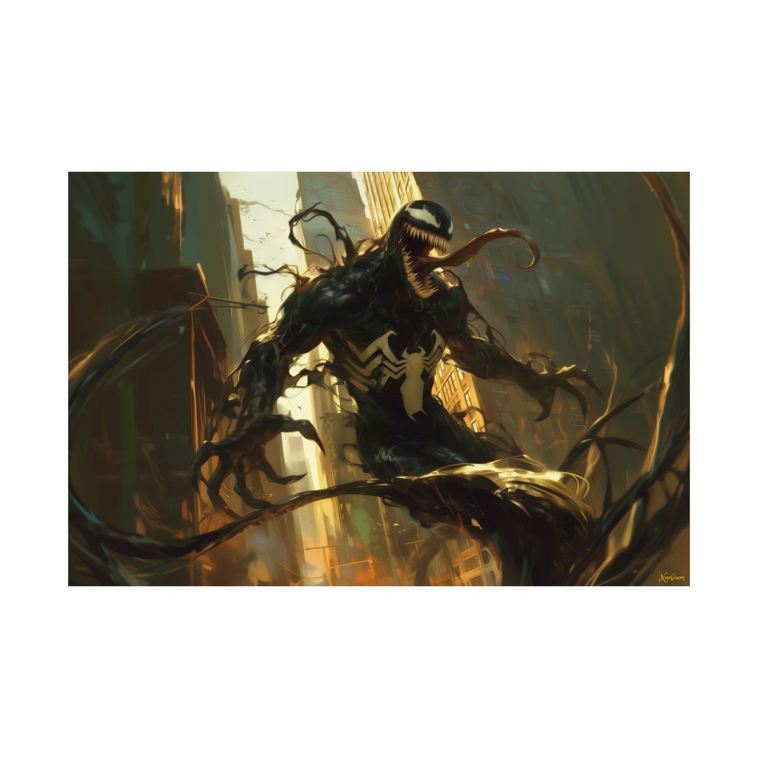 Venom L 4 Sups Fanart Poster Landscape 18x12, 30x20, 36x24, 54x36 ...