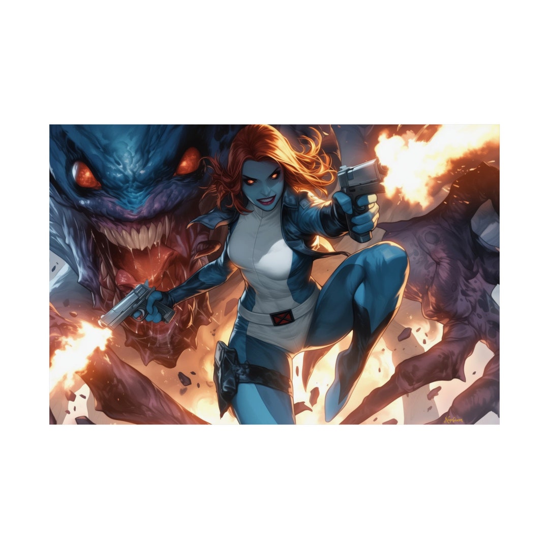 Mystique 3 L Sups Fanart Poster Landscape 18x12, 30x20, 36x24, 54x36 ...