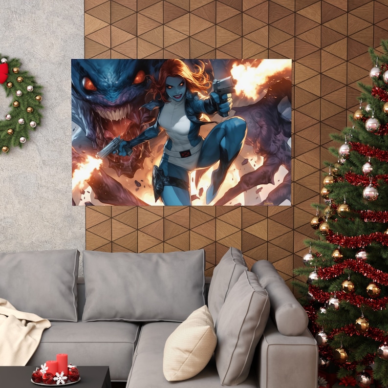 Mystique 3 L Sups Fanart Poster Landscape 18x12, 30x20, 36x24, 54x36 ...