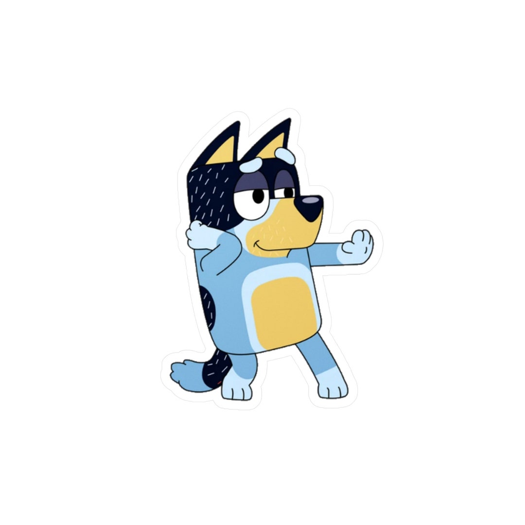 Bluey Bandit Dancing Stickers - Etsy Bluey Bandit Dancing Stickers - Etsy
