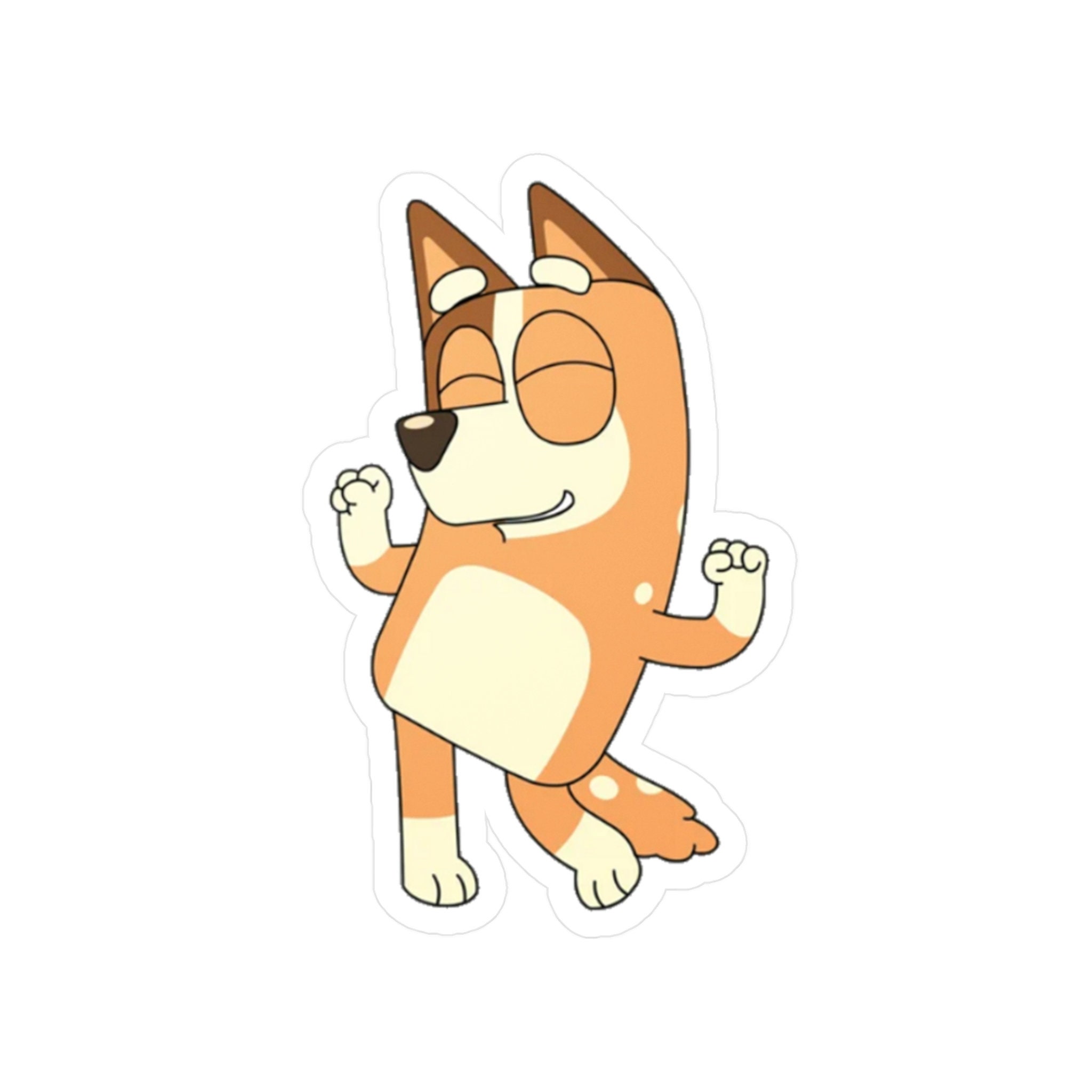 Bluey Chili Dancing Sticker - Etsy