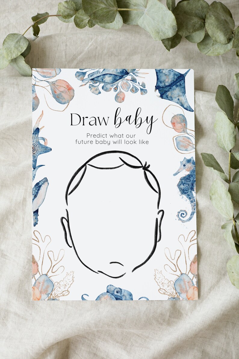 Under the Sea 30 Baby Shower Game Mermaid Summer Bundle - Etsy Australia