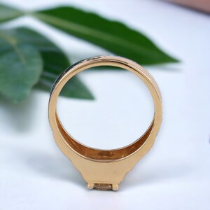 Signet 4mm Round Cut Moissanite Wedding Mens Ring, Lab Diamond ...