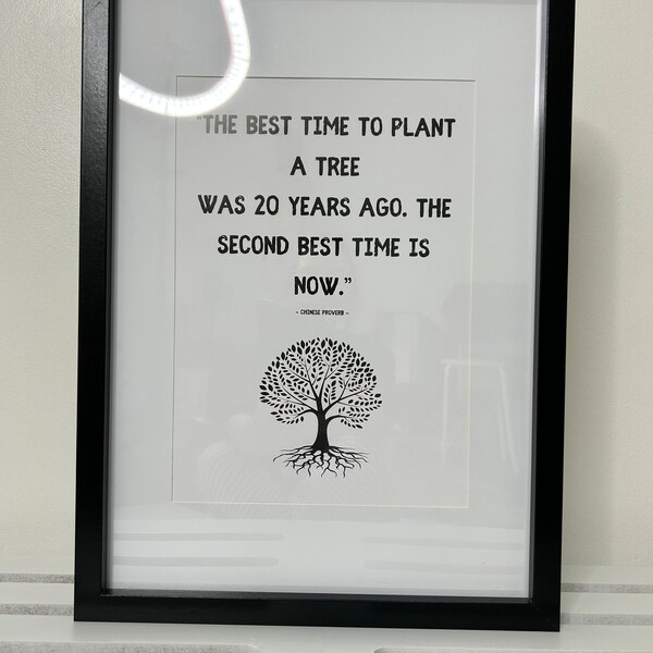 Chinese Proverb Poster - Etsy
