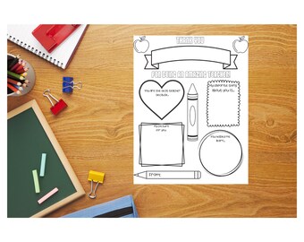 Teacher Appreciation Week Printable Teacher Appreciation Gift Thank You ...