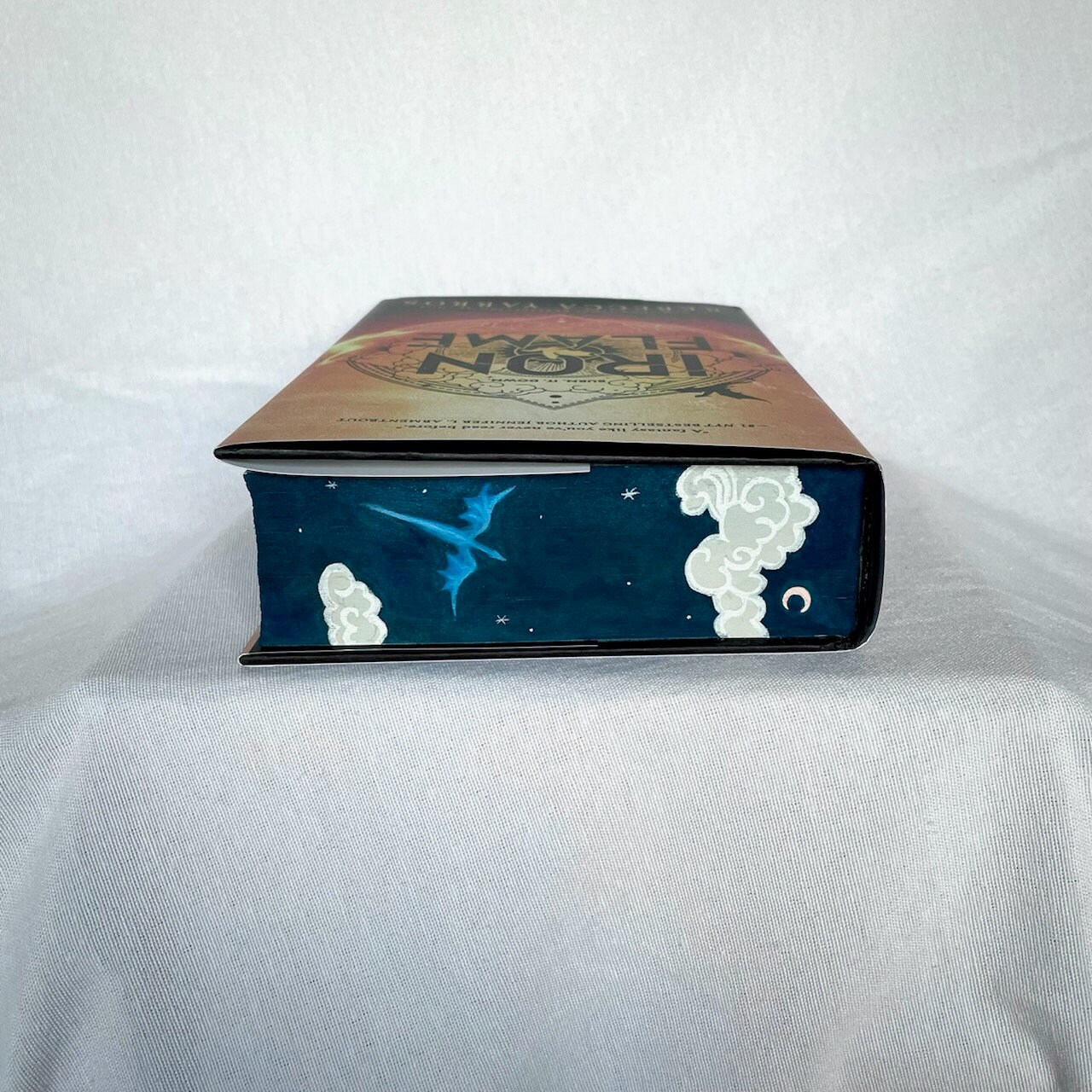 Iron Flame Book Painting Triple Fore-edge in Watercolor Made to Order ...