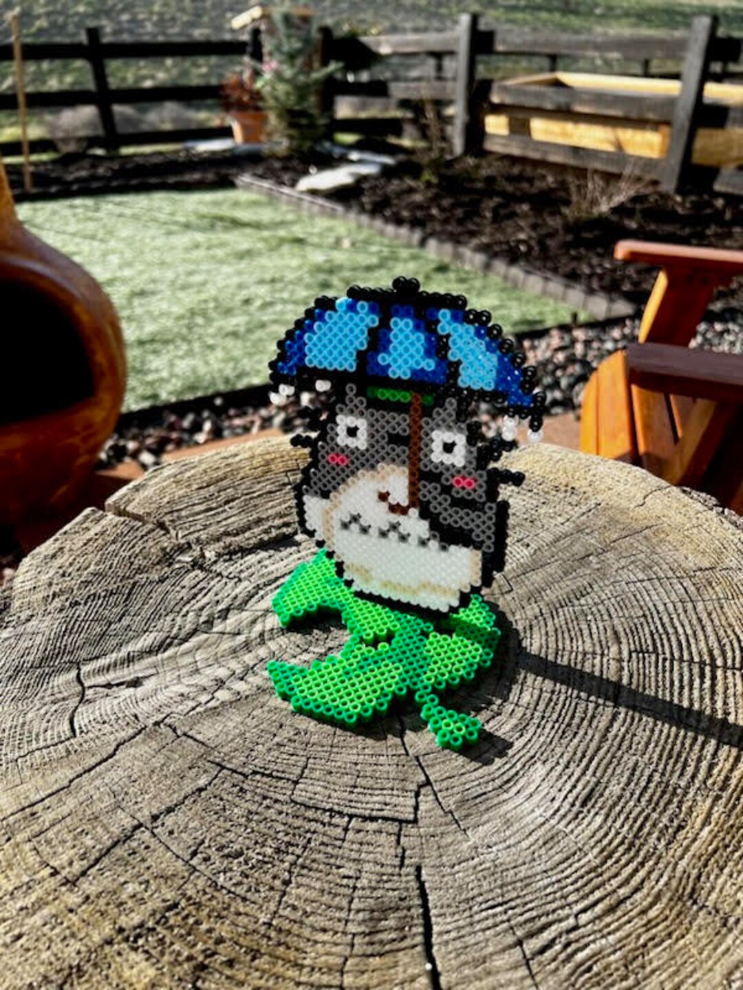 Totoro Perler Bead Art - Etsy
