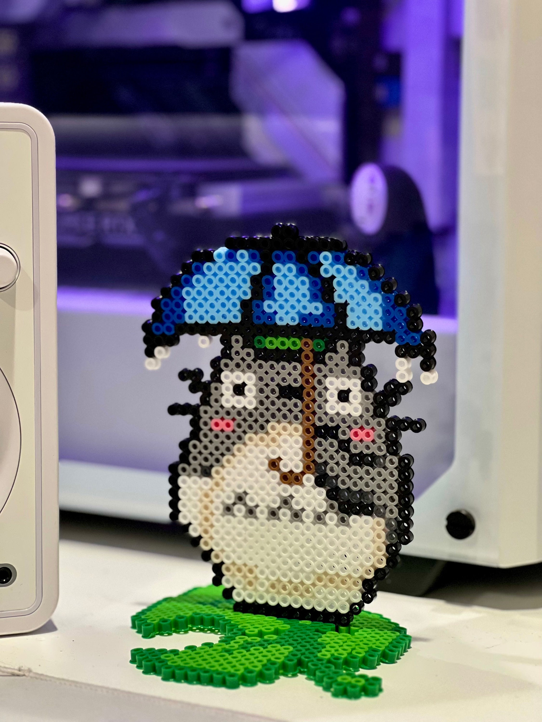 Totoro Perler Bead Art - Etsy