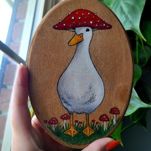 Mushroom Duck Wall Art - Etsy