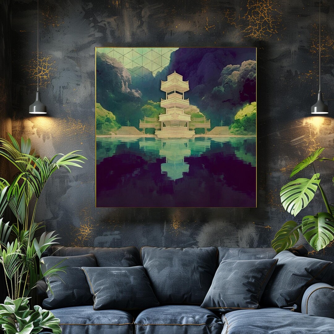 Off White Dream - Zen Wall Art, Zen Temple Art, Buddhist Art, Buddhism ...