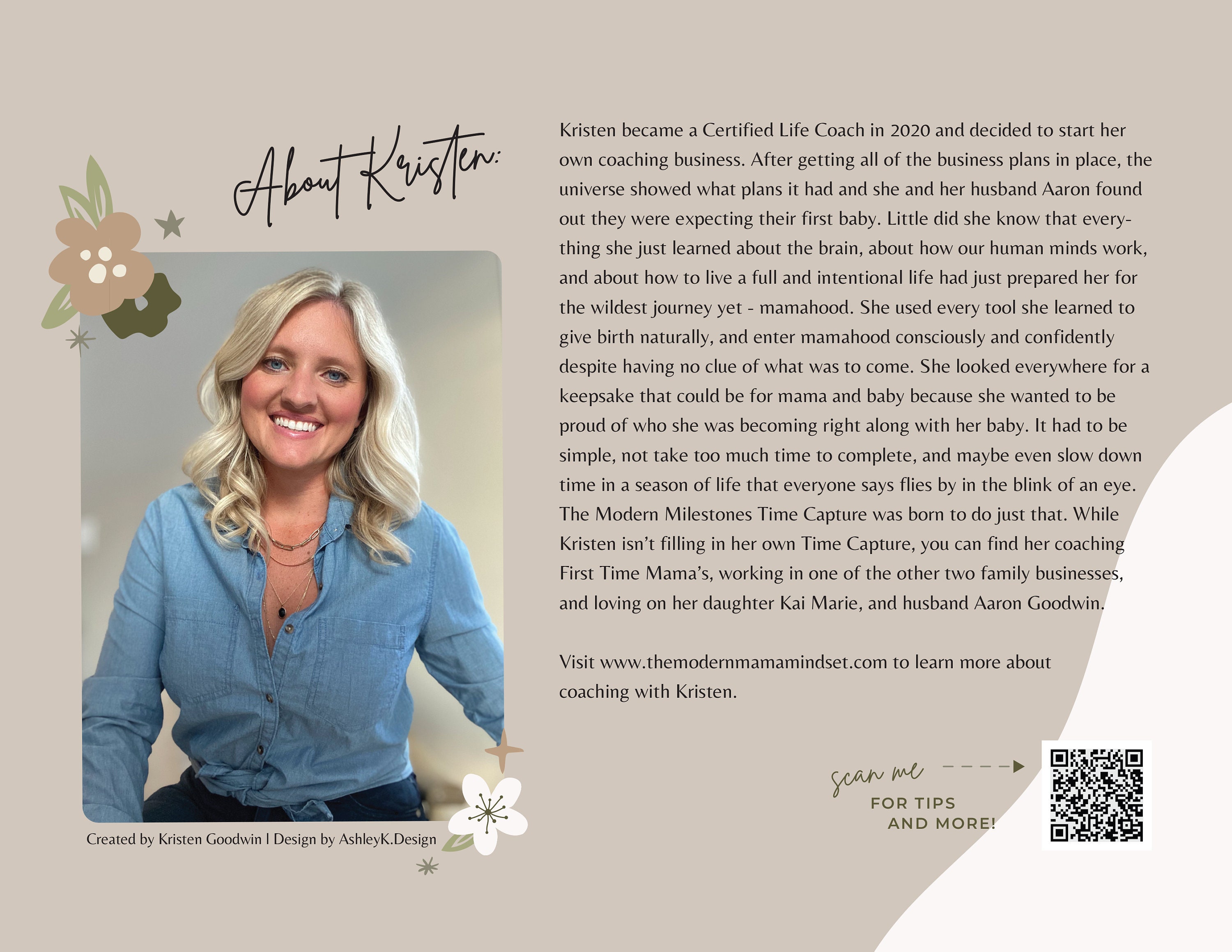 The Modern Milestones Time Capture, Calendar for First Time Moms ...